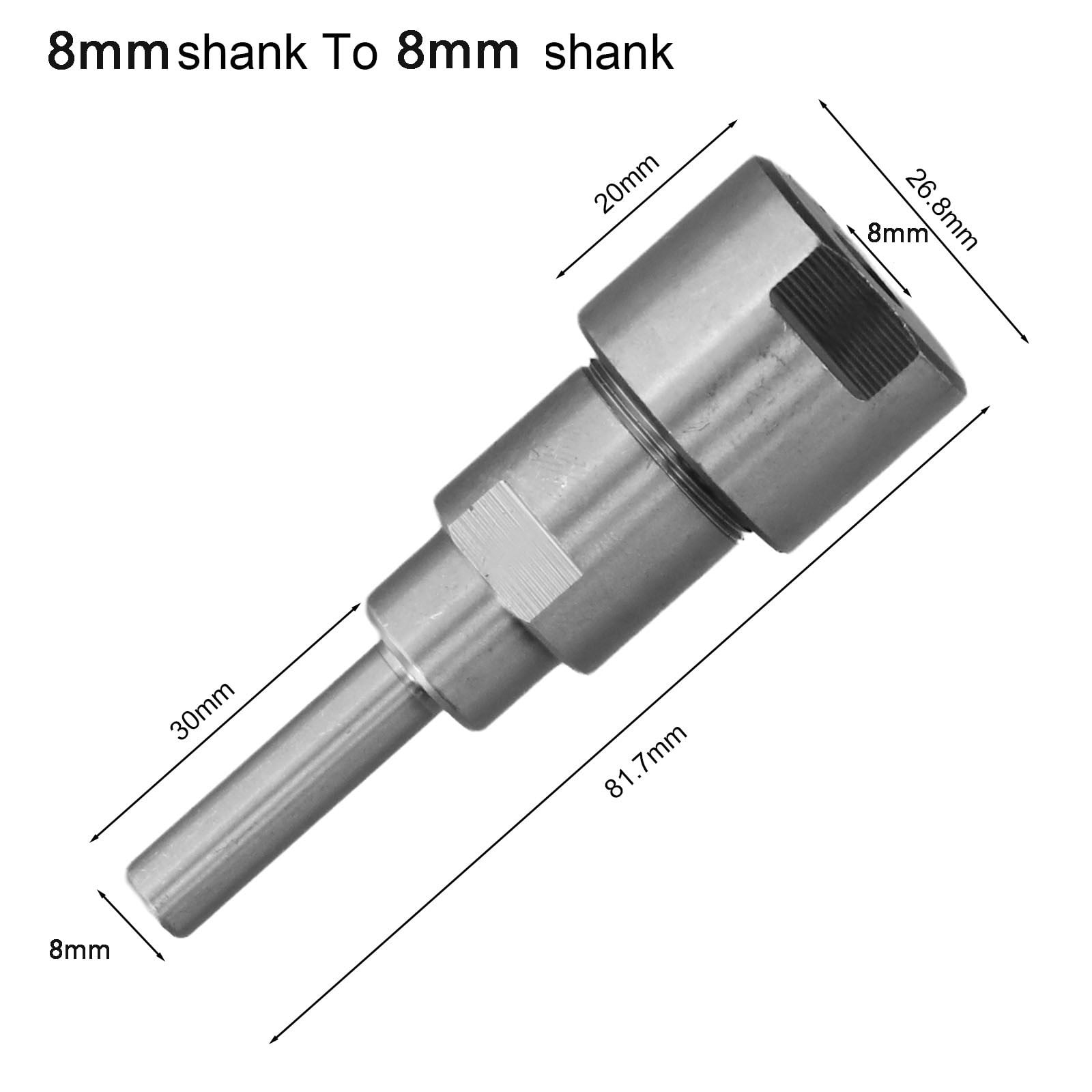 1pc Router Collet Extension Rod Router Bit Adapter Extender For 8mm ...