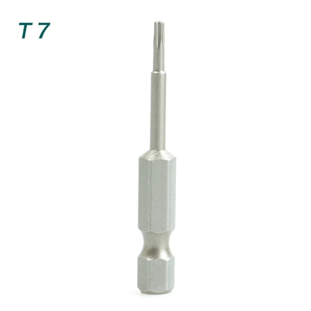 1pc S2 alloy steel 50mm long Torx screwdriver bit 1/4\" hexagon handle ...