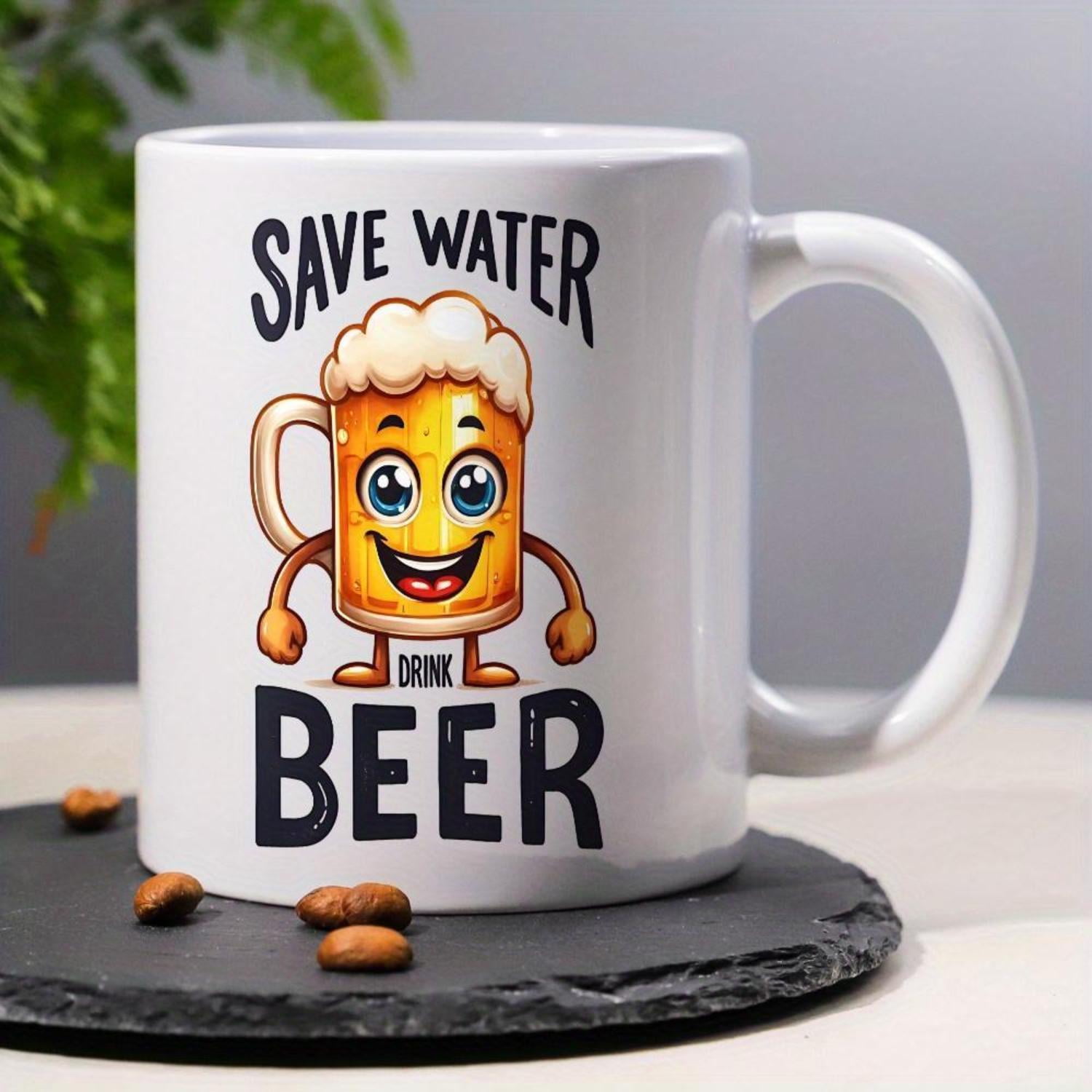 1pc SAVE DRINK BEER Oktoberfest Funny Beer Coffee Mug 11oz Novelty ...