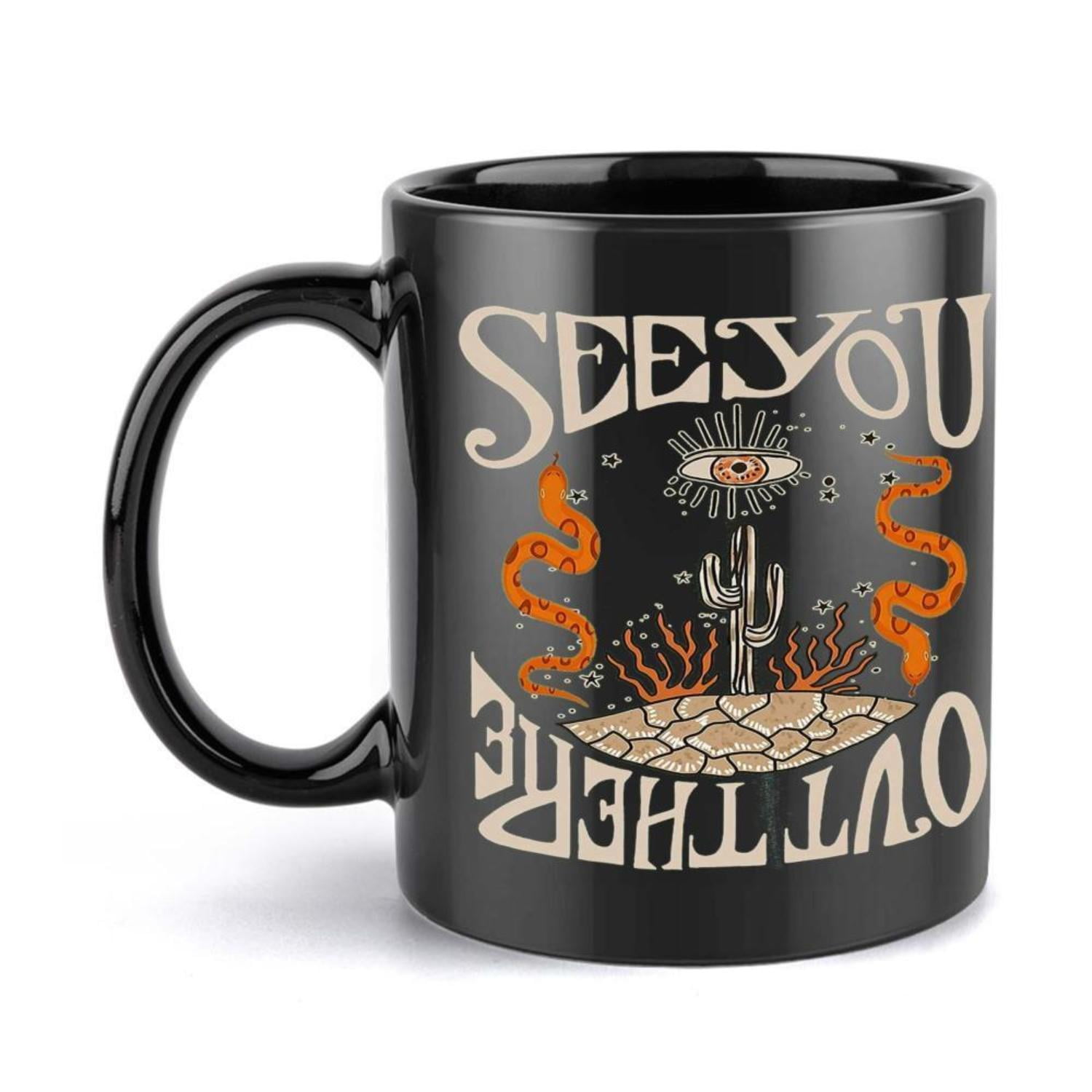 1pc SEE YOU LATER Ceramic Coffee Mug with Eye Snake Design 11oz ...