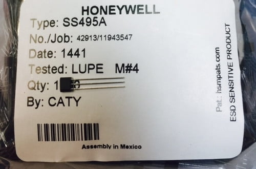 1pc SS495A Hall Effect Sensor 10mA 5V/9V 3-Pin NEW! - Walmart.com