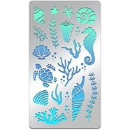 6.3 Inch Metal Stencil Mexican Pattern Stencils Reusable Stainless ...