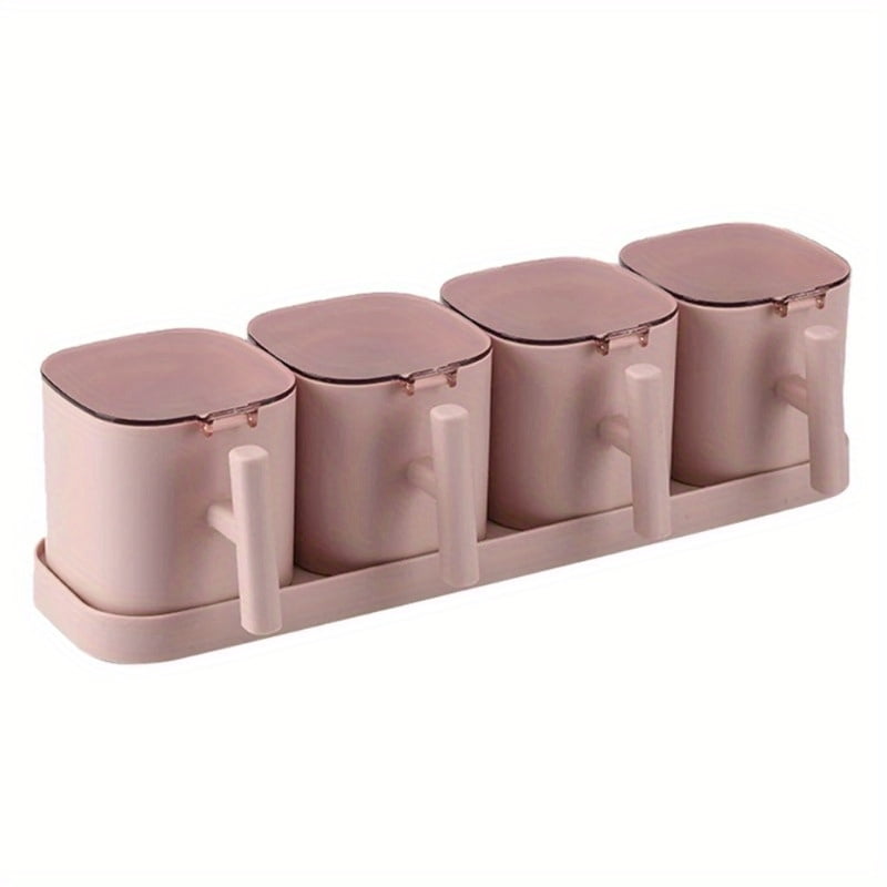 1pc Seasoning Pot Set - Airtight Kitchen Spice Organizer with Multi ...