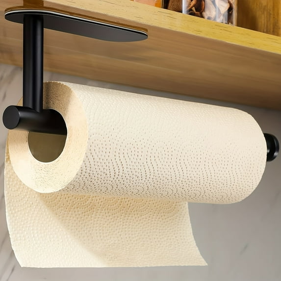 1pc Self-Adhesive Paper Towel Holder Under Cabinet For Kitchen ...