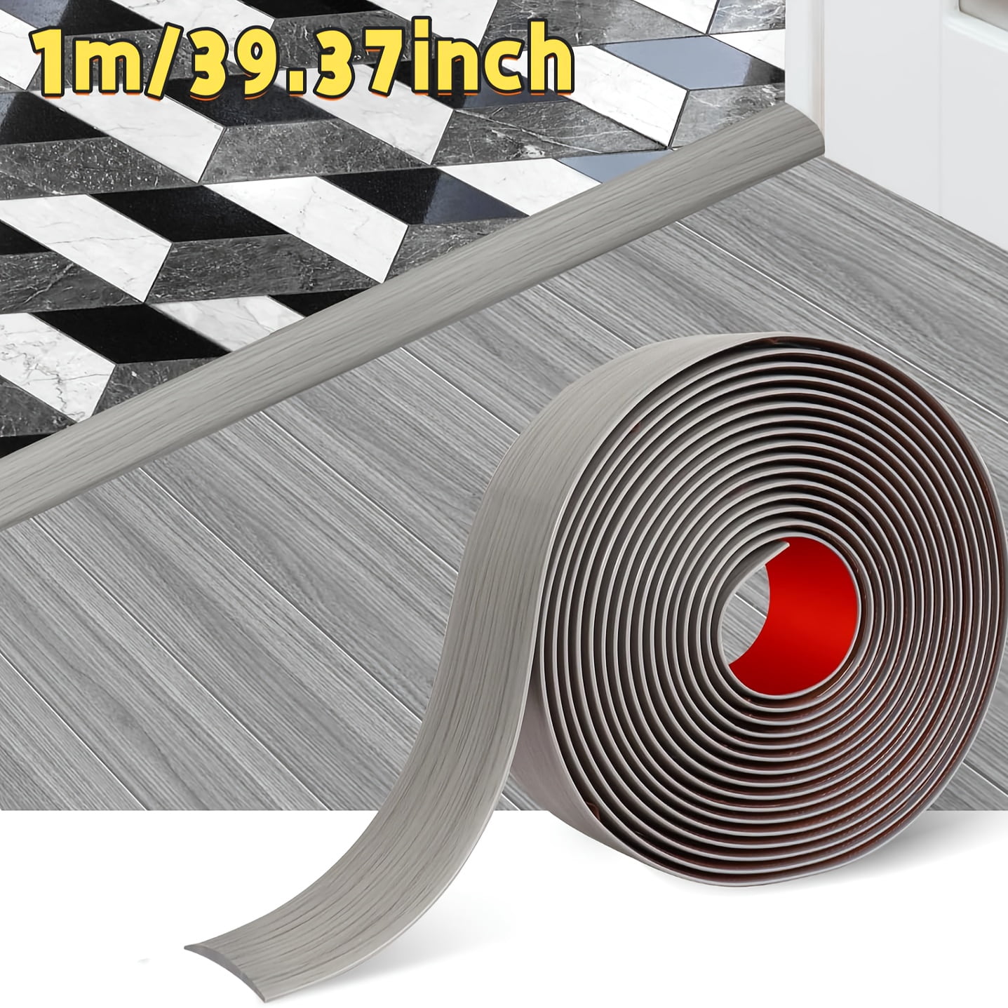 1pc Self-adhesive Floor Strip, Tile, Floor Transition Strip, Elegant ...