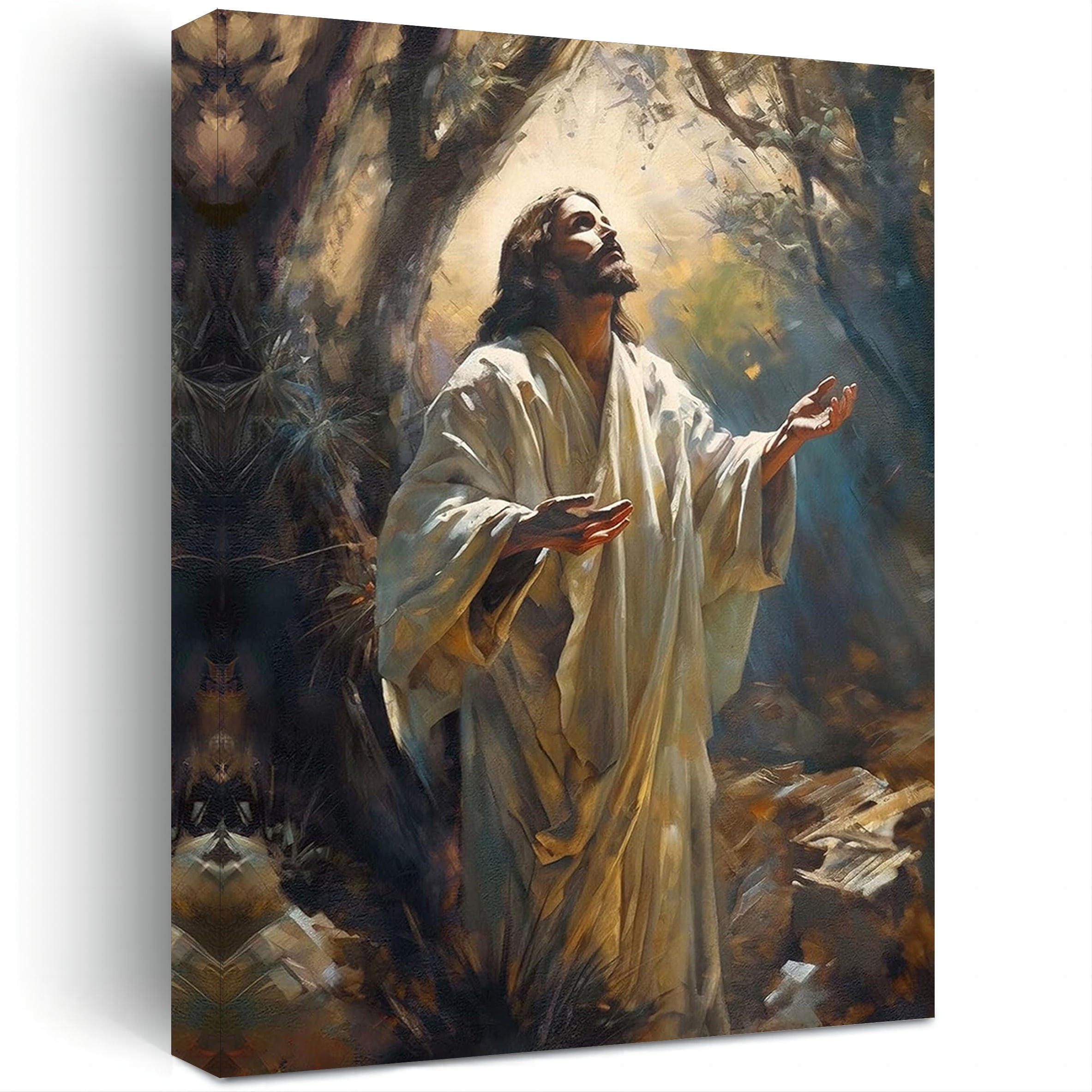 1pc Serene Gethsemane Garden Canvas Wall Art - Inspirational Jesus ...