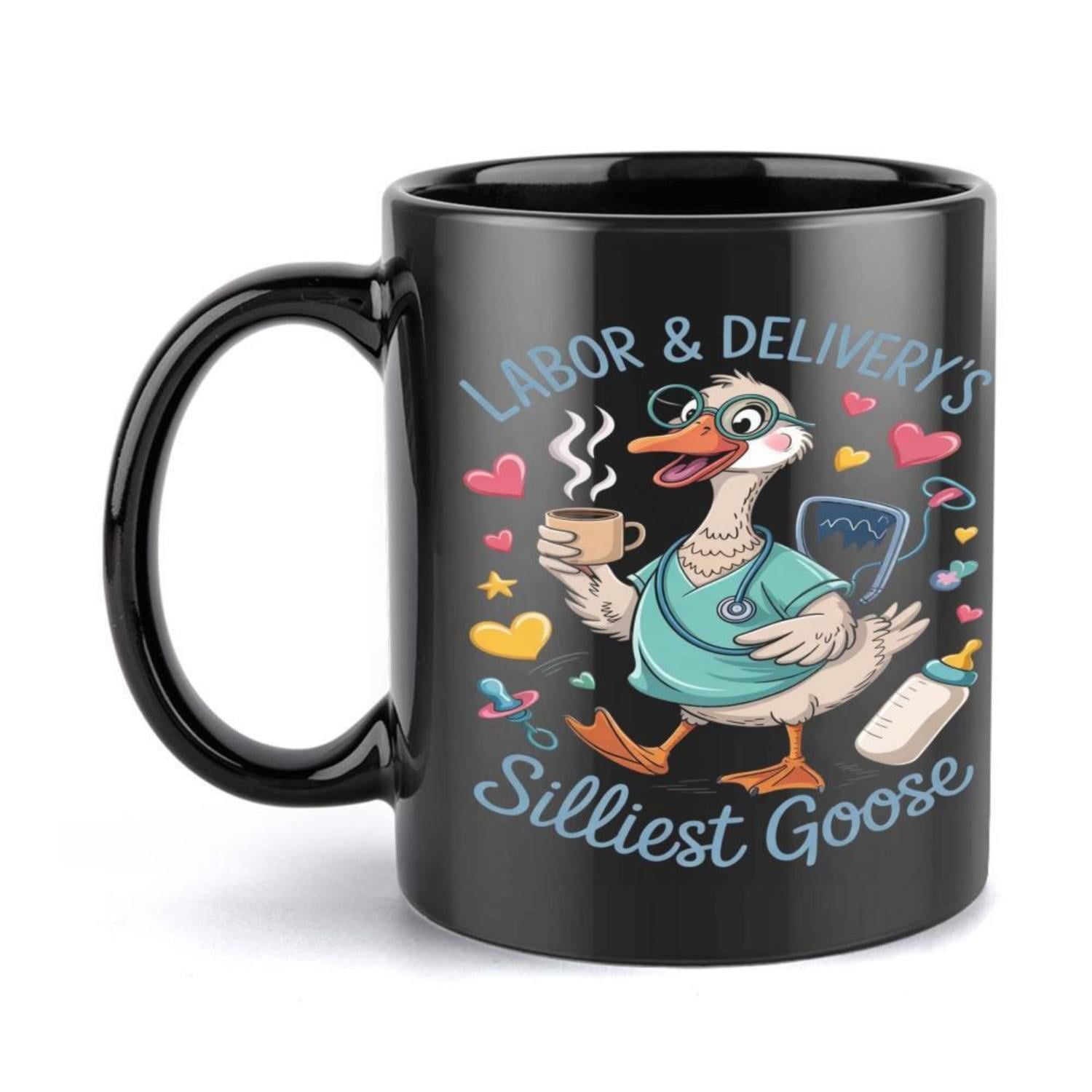 1pc Silly Goose Ceramic Mug 11oz Labor Delivery S Siliest Goose ...
