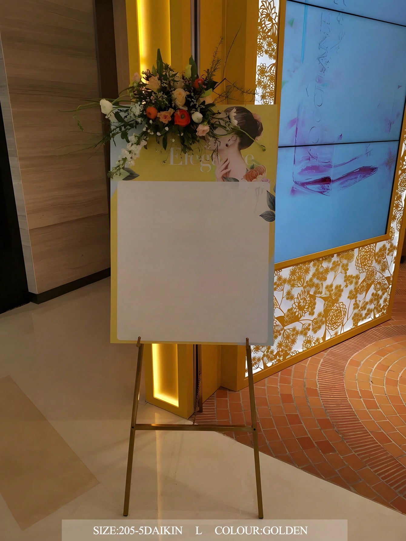 1pc Simple Metal Tripod Stand Sturdy Home Decor, Suitable For Wedding ...