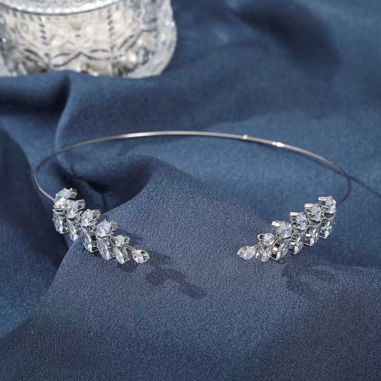 1pc, Single Piece Elegant Boho Rhinestone Headband for Women - Zinc ...