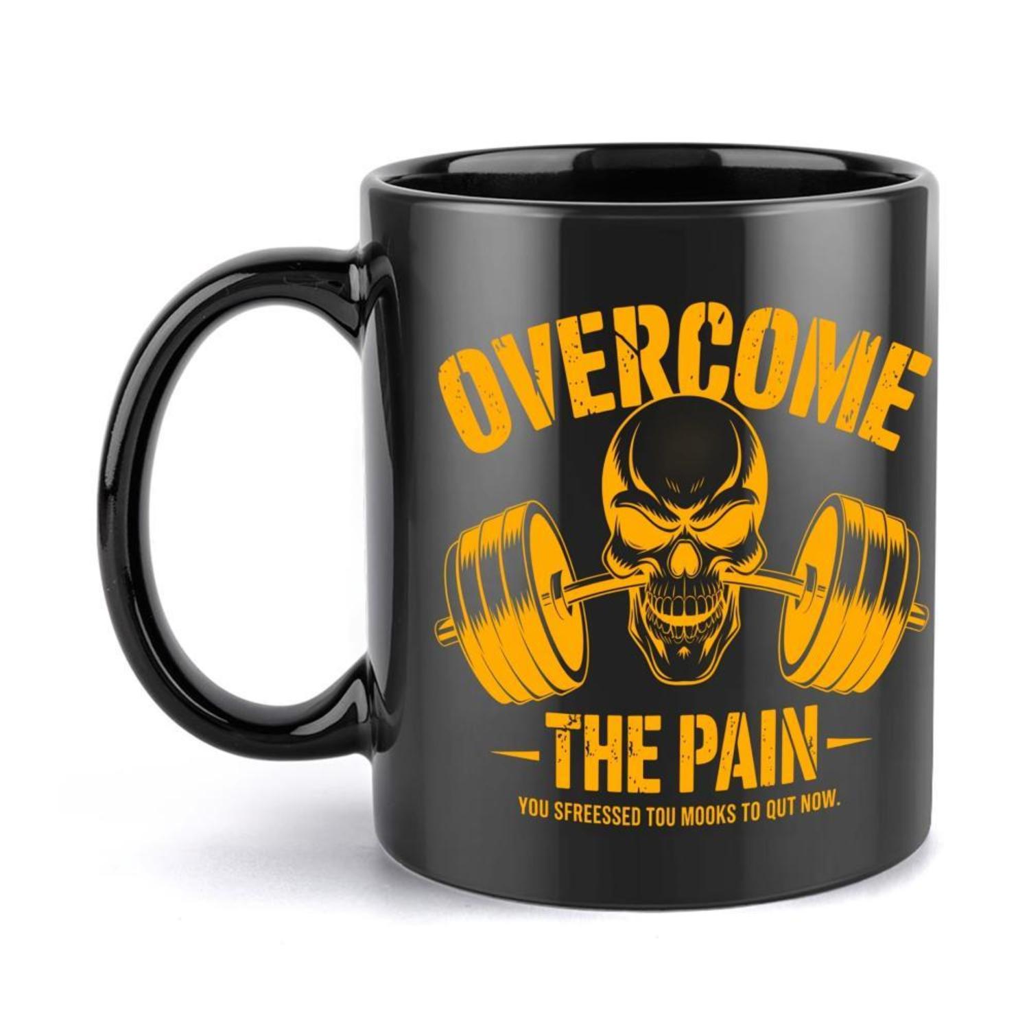 1pc Skull Barbell Mug Restaurant and Business 11 Ounce Holiday Birthday ...
