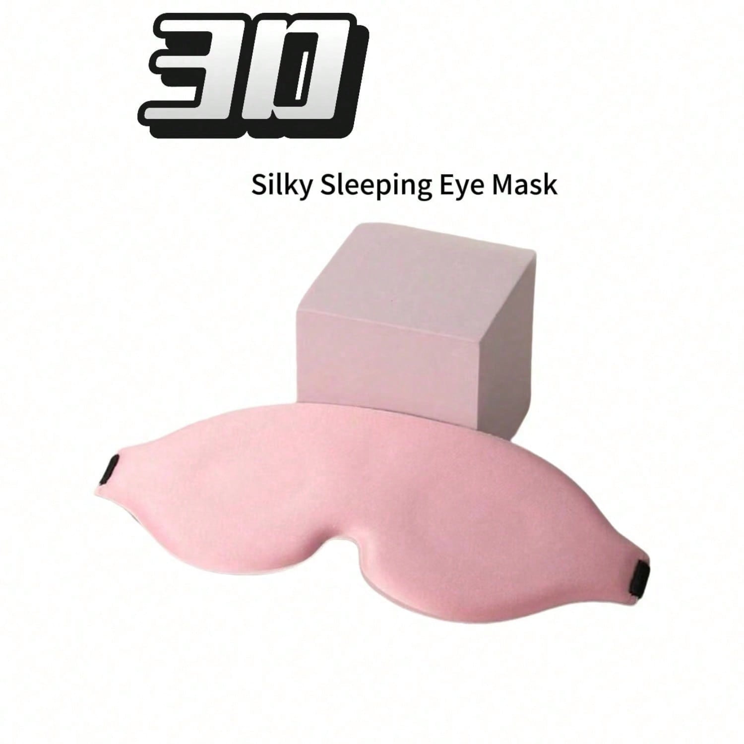 1pc Sleep Mask For Sleeping, Travel, Airline, Black No Nose Wing Eye ...