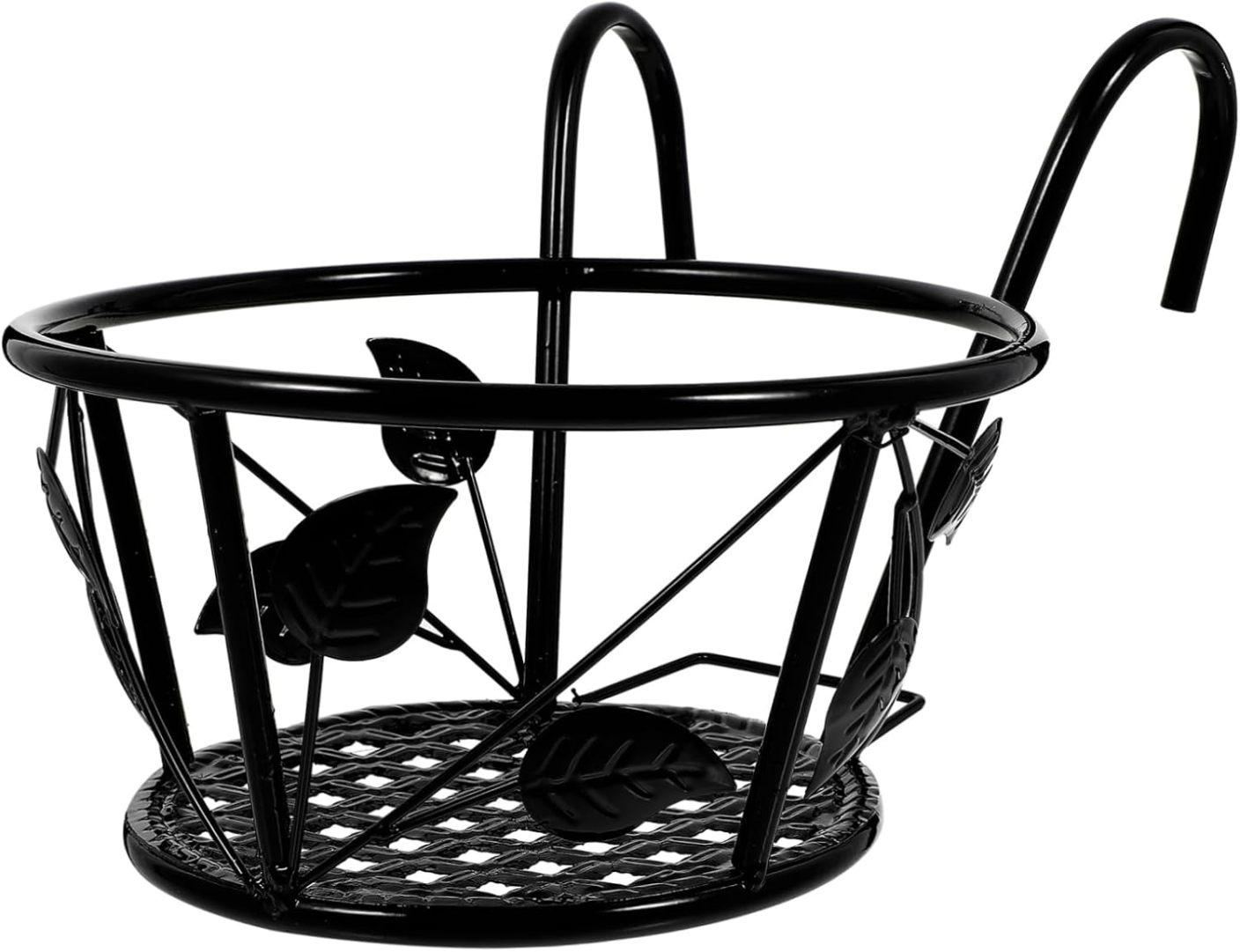 1pc Small Leaf Flower Basket Circle Vase Hanging Baskets for Plants ...