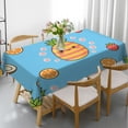 1pc Smiling Pineapple Print Tablecloths rectangle tables large size ...