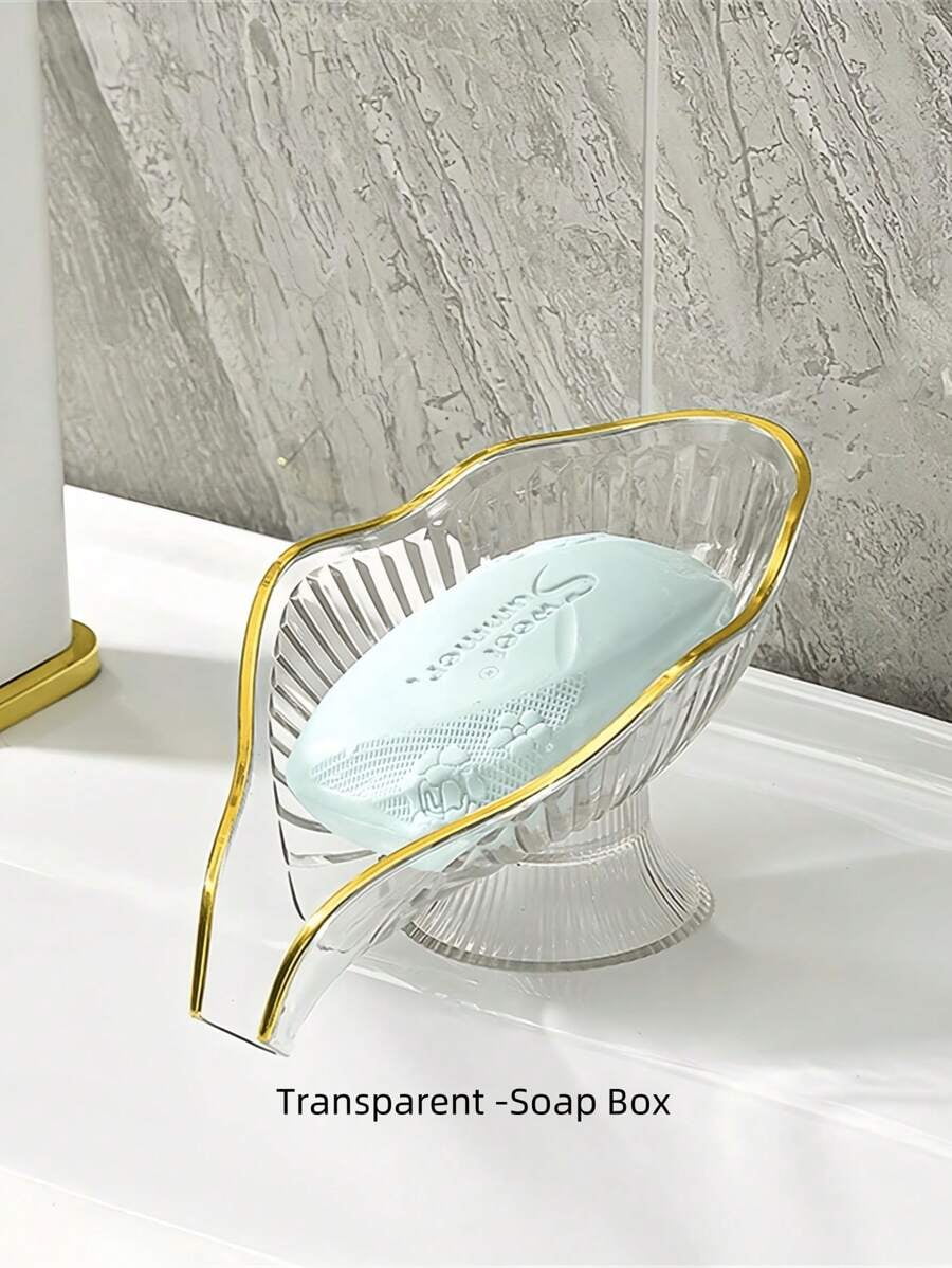 1pc Soap Dish, High-End Drainable Soap Box For Household, Bathroom ...