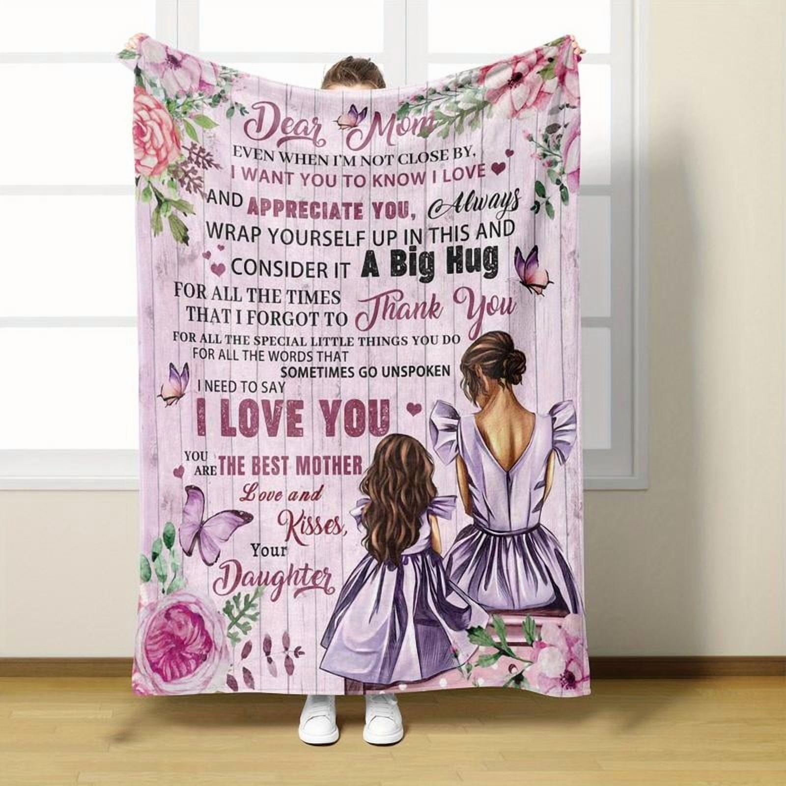 1pc Soft and Cozy Flower and Printed Flannel Blanket - Perfect Gift for ...