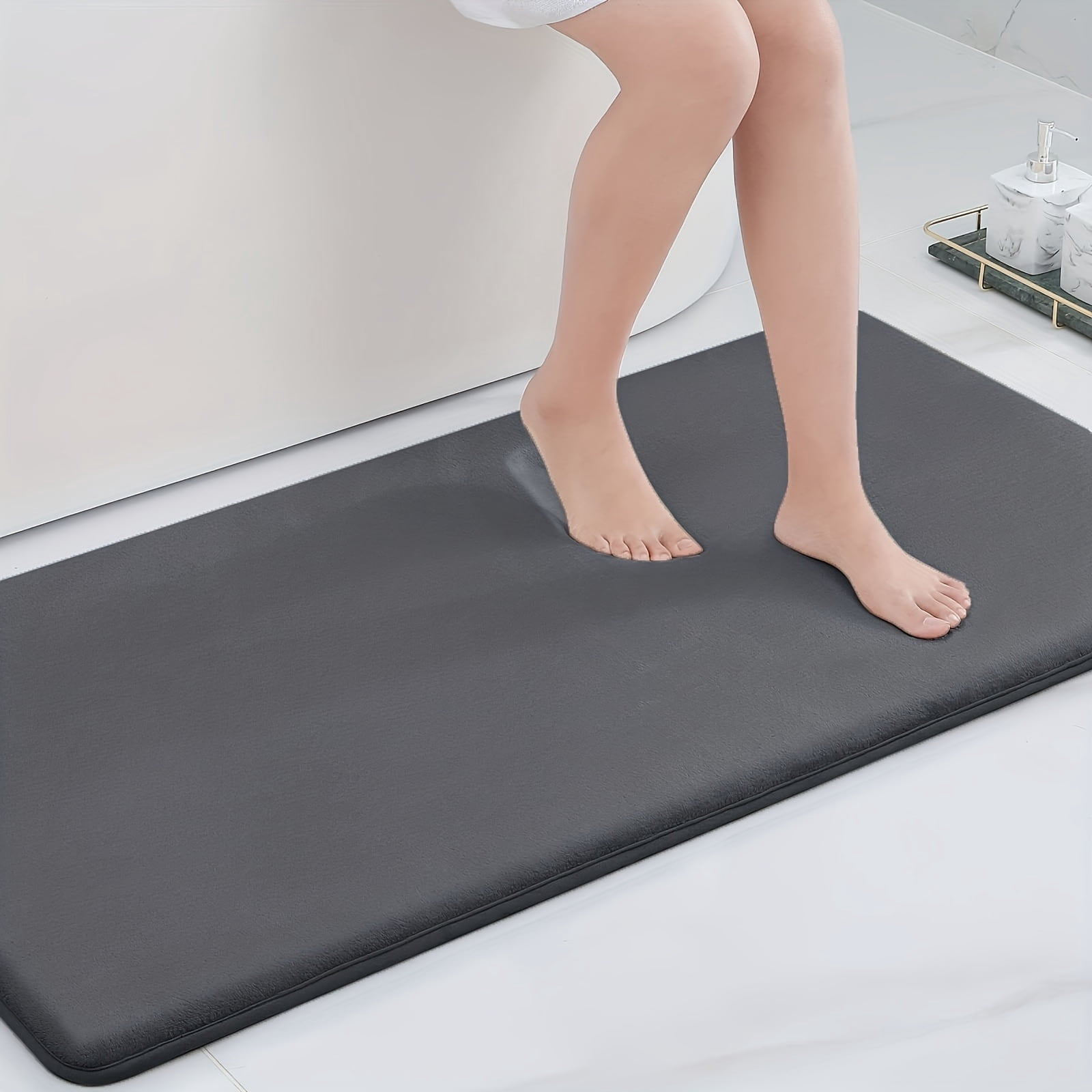 1pc Soft Floor Mat, Absorbent & Quick-drying Kitchen Floor Carpet, Non ...