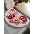1pc Soft Plush Ocean Starfish Shell Floor Mat 45 X 70 Cm (17.7 X 27.5 ...