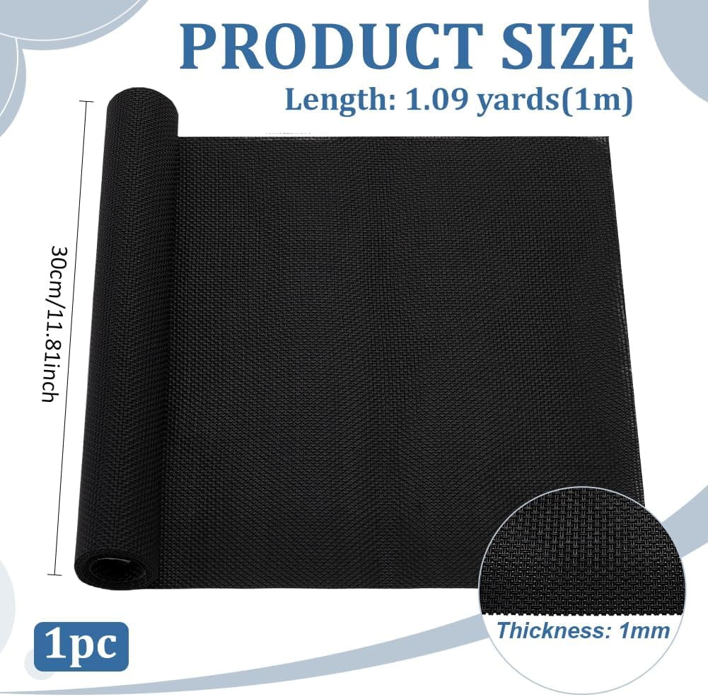 1pc Solid Colored Cross Stitch Fabric 14CT Aida Cloth Black 100x30x1mm ...