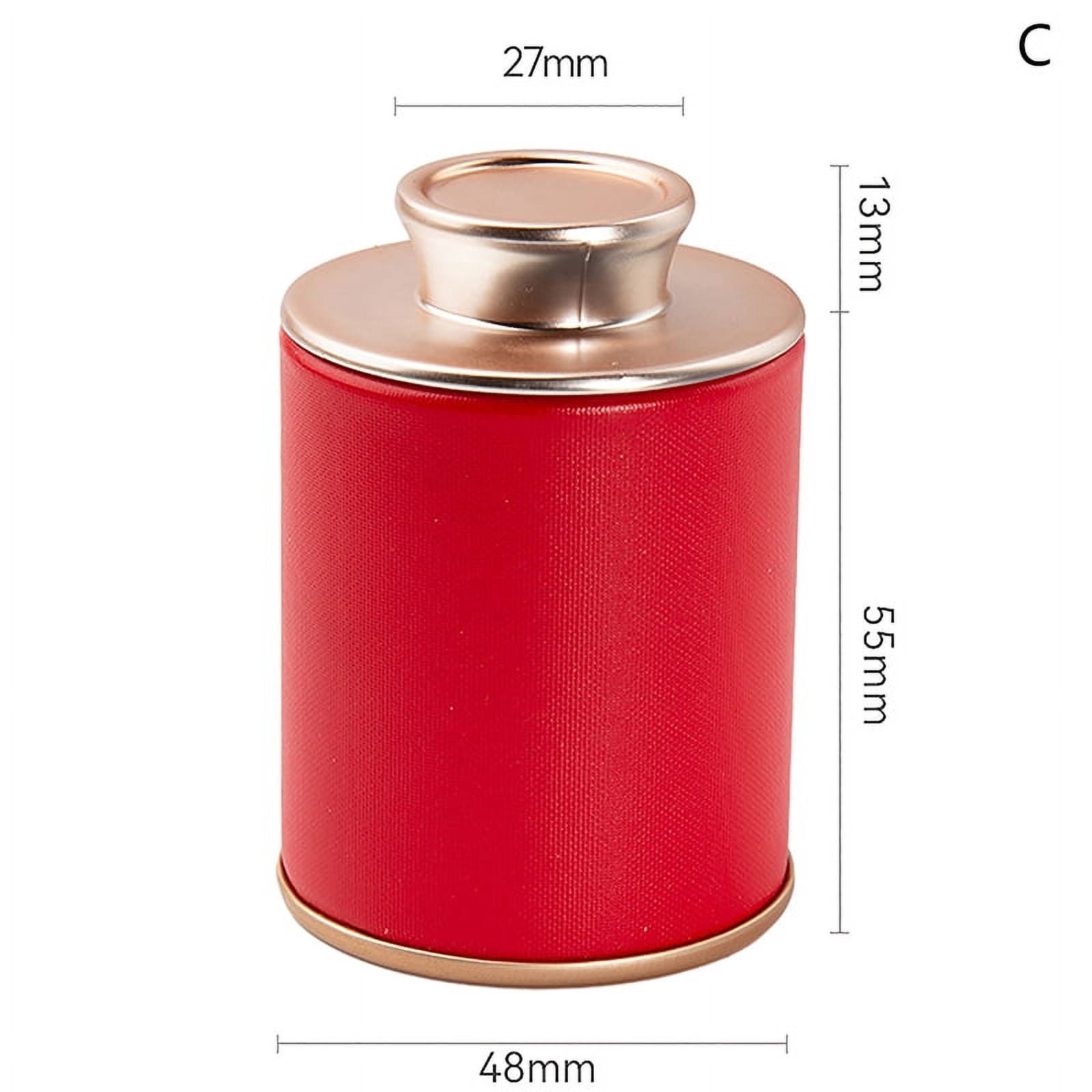 1pc Solid Mini Empty Tea Tin Can Household Green Black Tea Sealed Jar ...