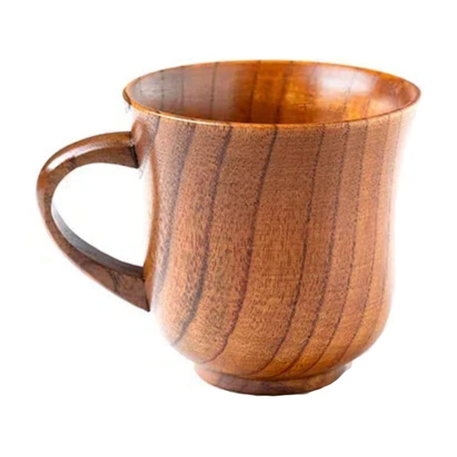1pc Solid Wood Tea Cup Jujube Wood Water Cup Couch Wine Glasses ...