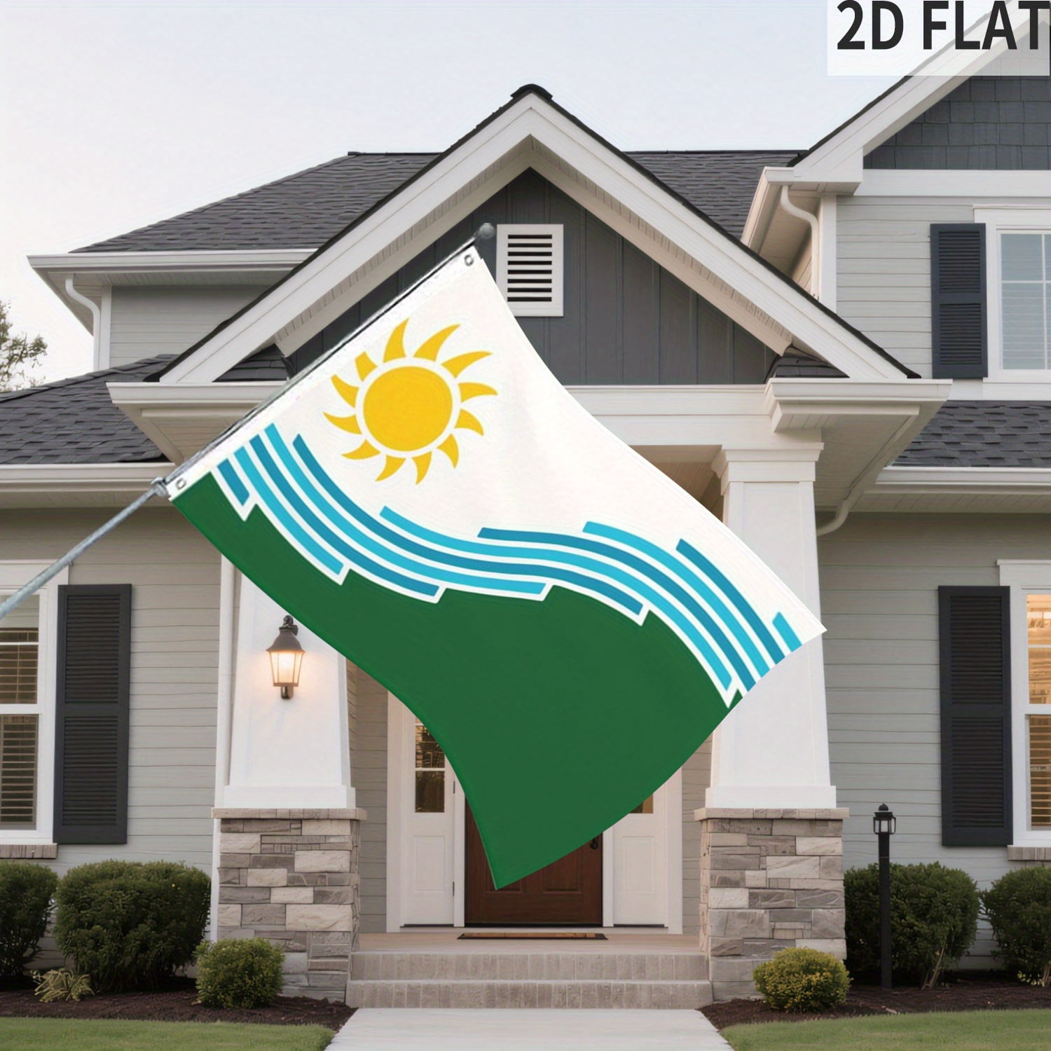 1pc Spokane Washington State 2D Flat Flag - Indoor/Outdoor Decoration ...