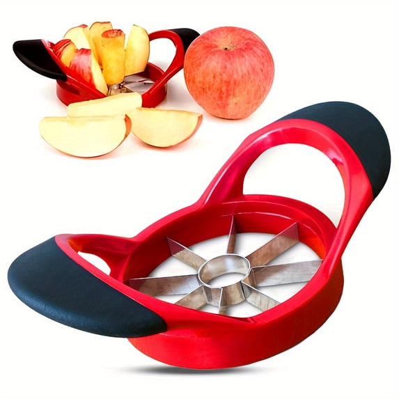 1pc Stainless Steel Apple Slicer Tool - Ergonomic Red & Design, Durable ...