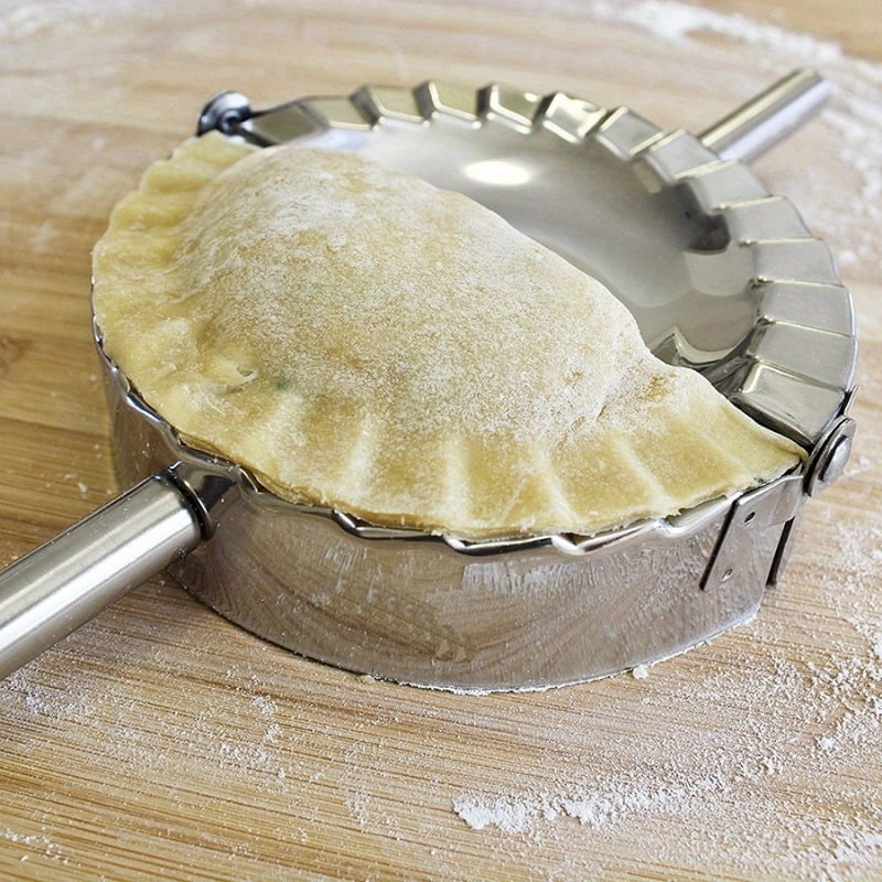 1pc Stainless Steel Dumpling Press - Multi-Purpose Uncharged Empanada ...