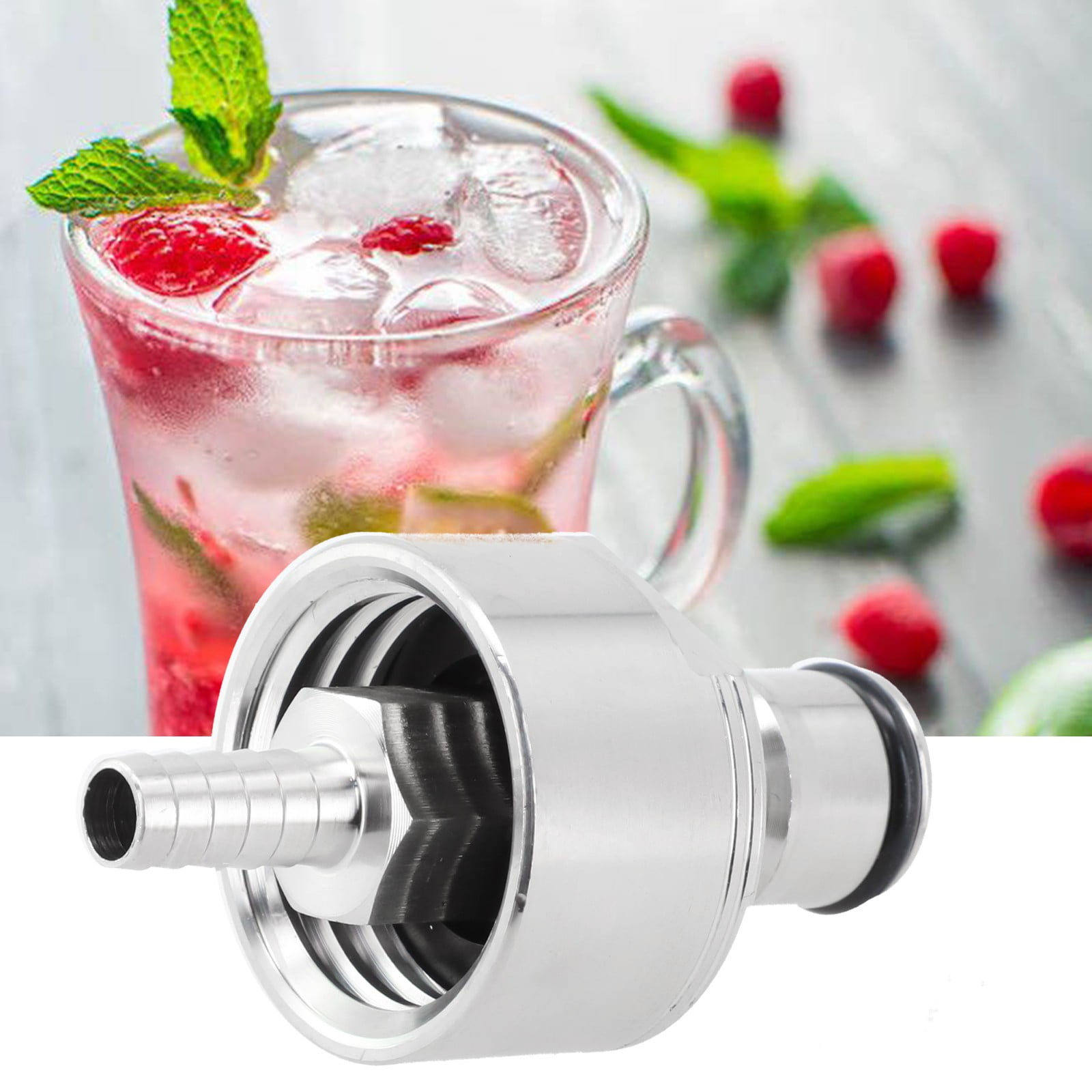 1pc Stainless Steel Inflatable Join Carbonation Pressure PET Bottle ...