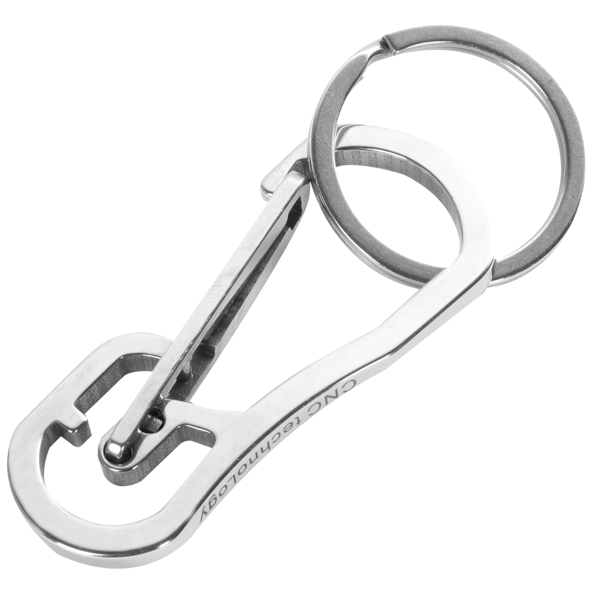 1pc Stainless Steel Key Chain Simple Design Metal Key Ring Key Holder ...