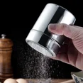 1pc-Stainless Steel Powder Sifter with Lid, Coffee Powdered Sugar ...