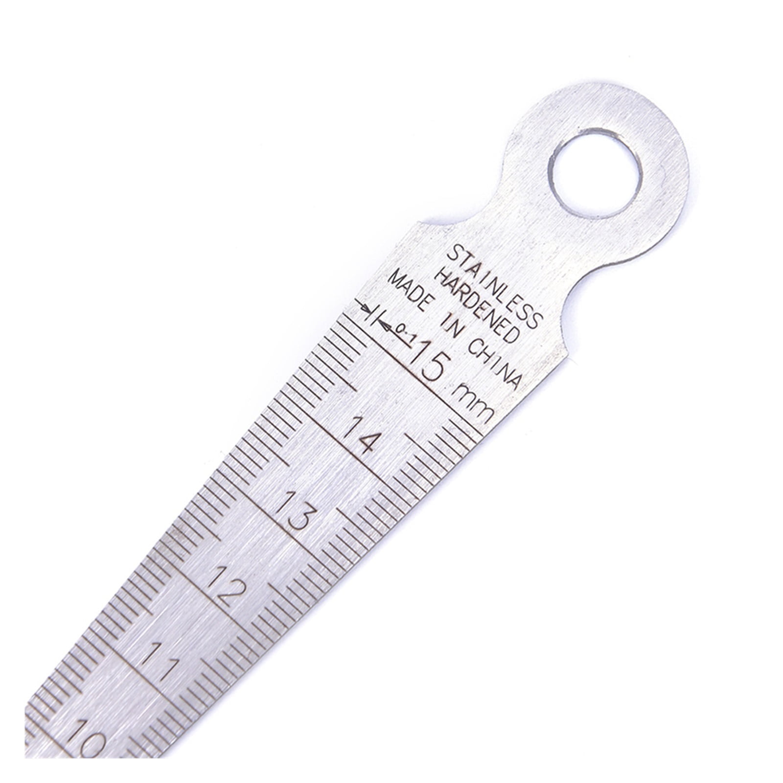 1pc Stainless Steel Taper Gauge Feeler Gap Hole Measuring Tool Double ...