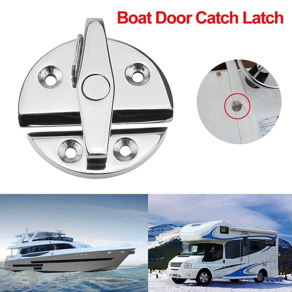 1pc Stainless Steel spare Round twisting Locking Marine Boat Door Catch ...