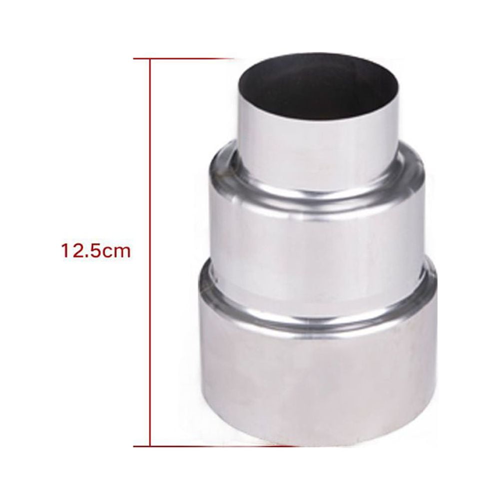 1pc Stove Pipe Extension Reduction Connector Stainless Steel Flue Pipe ...