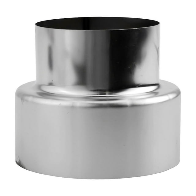 1pc Stove Pipe Extension Reduction Connector Stainless Steel Flue Pipe ...