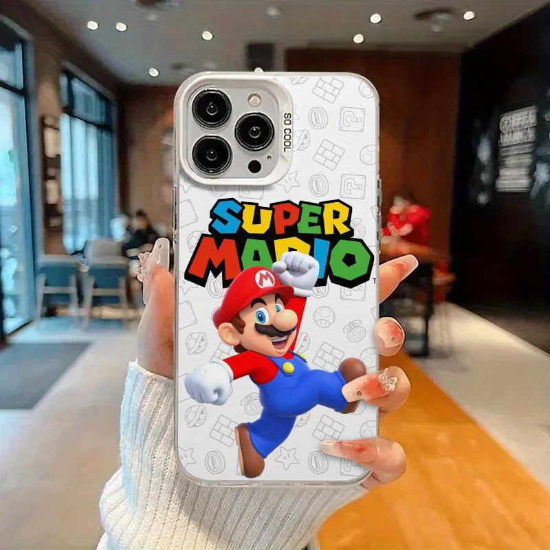 1pc Su-per Ma-rio Themed Phone Cover, Made of TPU Material, Compatible ...