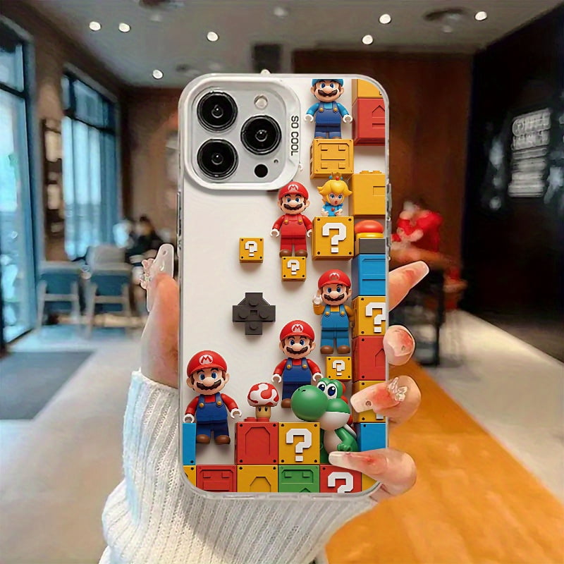 1pc Super Mario Series Mobile Phone Case, TPU Material, Suitable for ...
