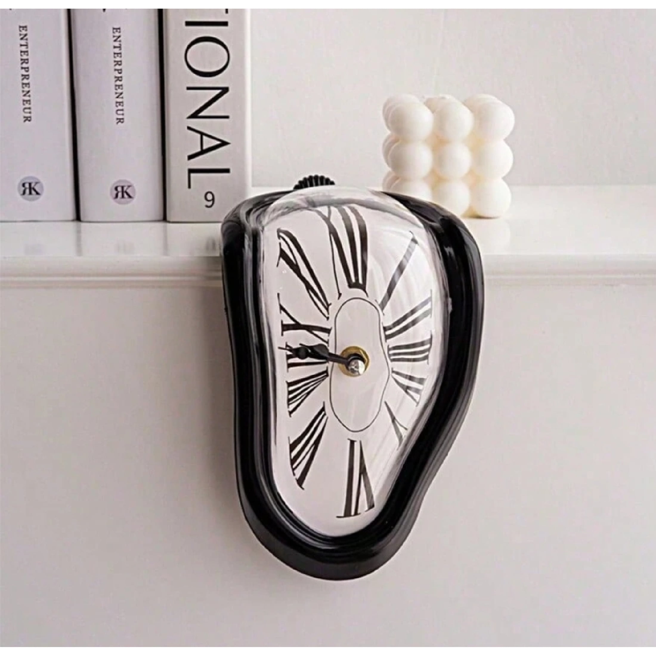 1pc Surreal Melting Clock Silent Melted Wall Clock Style Wall Watch For Decorative Home Office ...