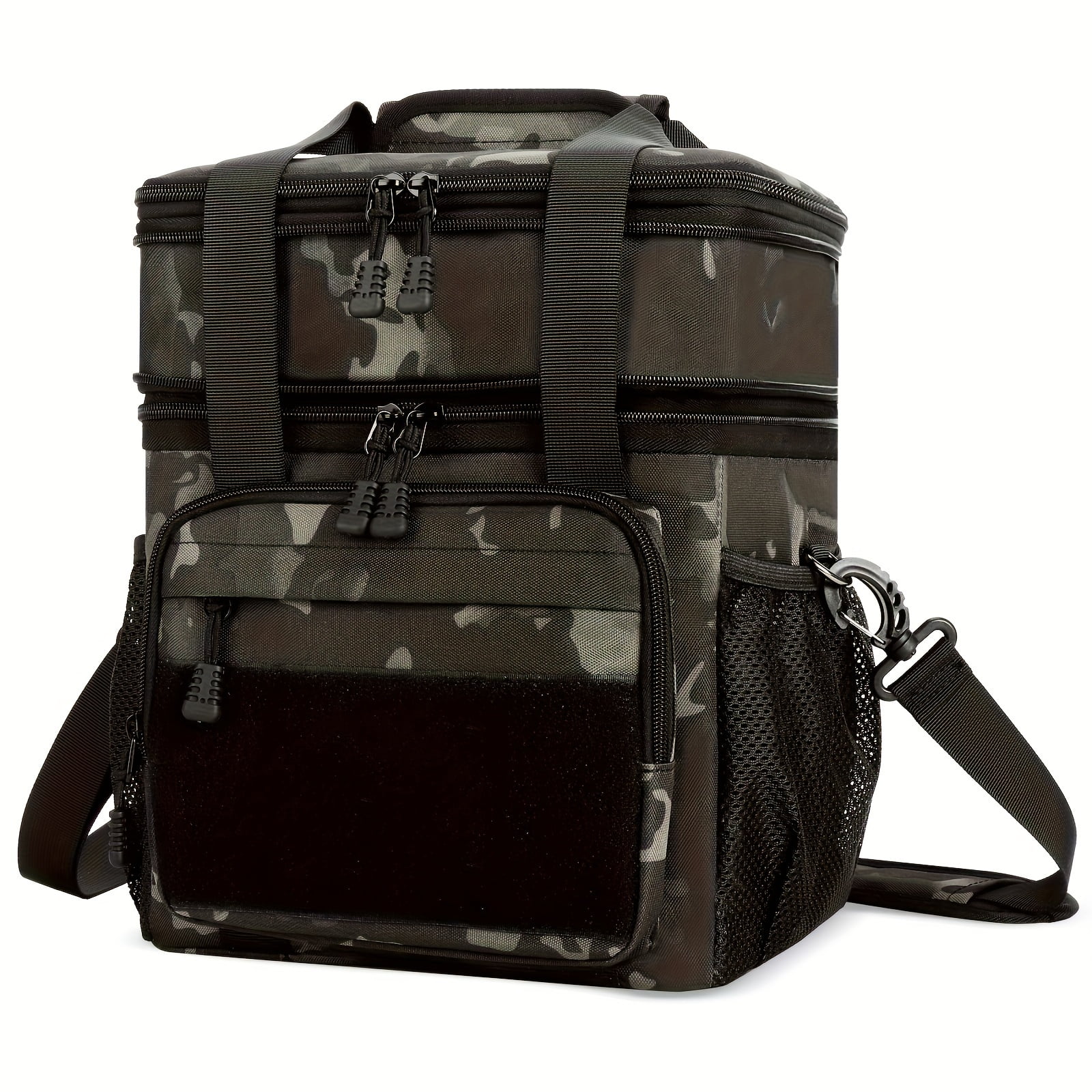 1pc Tactical Lunch Box For Men, Doule Expandable Insulated Lunch Bag ...