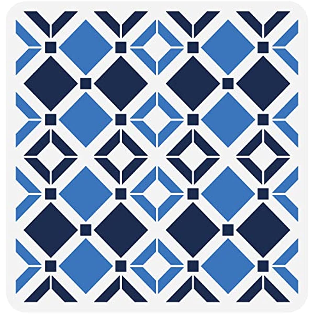 1pc Tartan Stencil for Painting Moroccan Geometry Tile Stencil Large ...