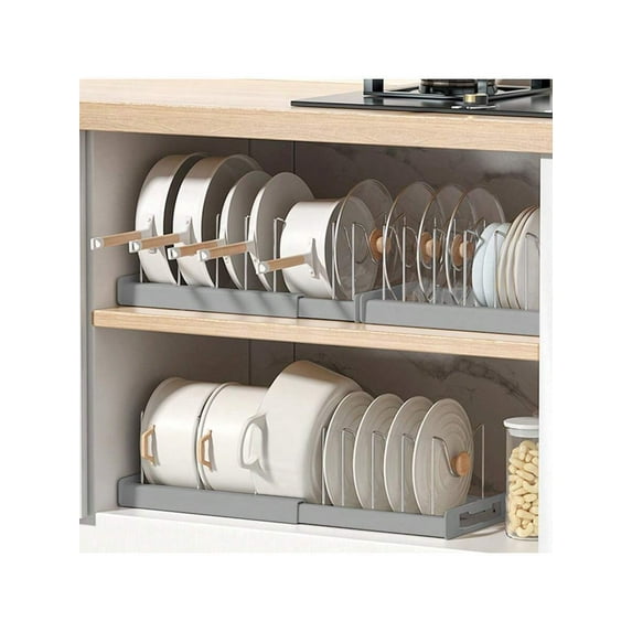 1pc Telescopic Shelf, Pot Holder, Anti-Punching Design, Space Free ...