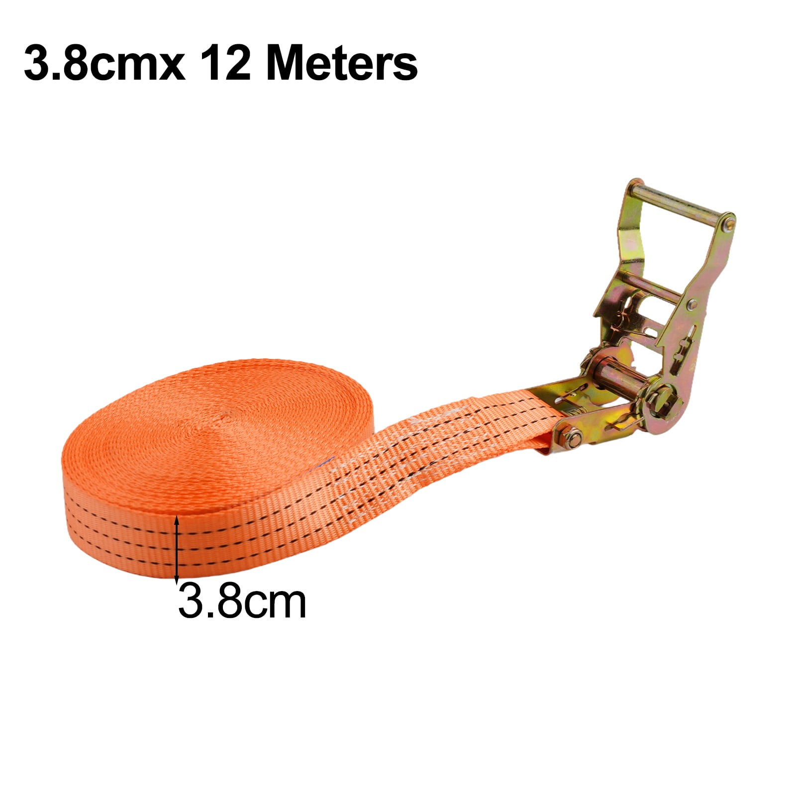 1pc Tie Down Cargo Strap 1-12m Heavy-duty Ratchet Strap Belt Luggage ...