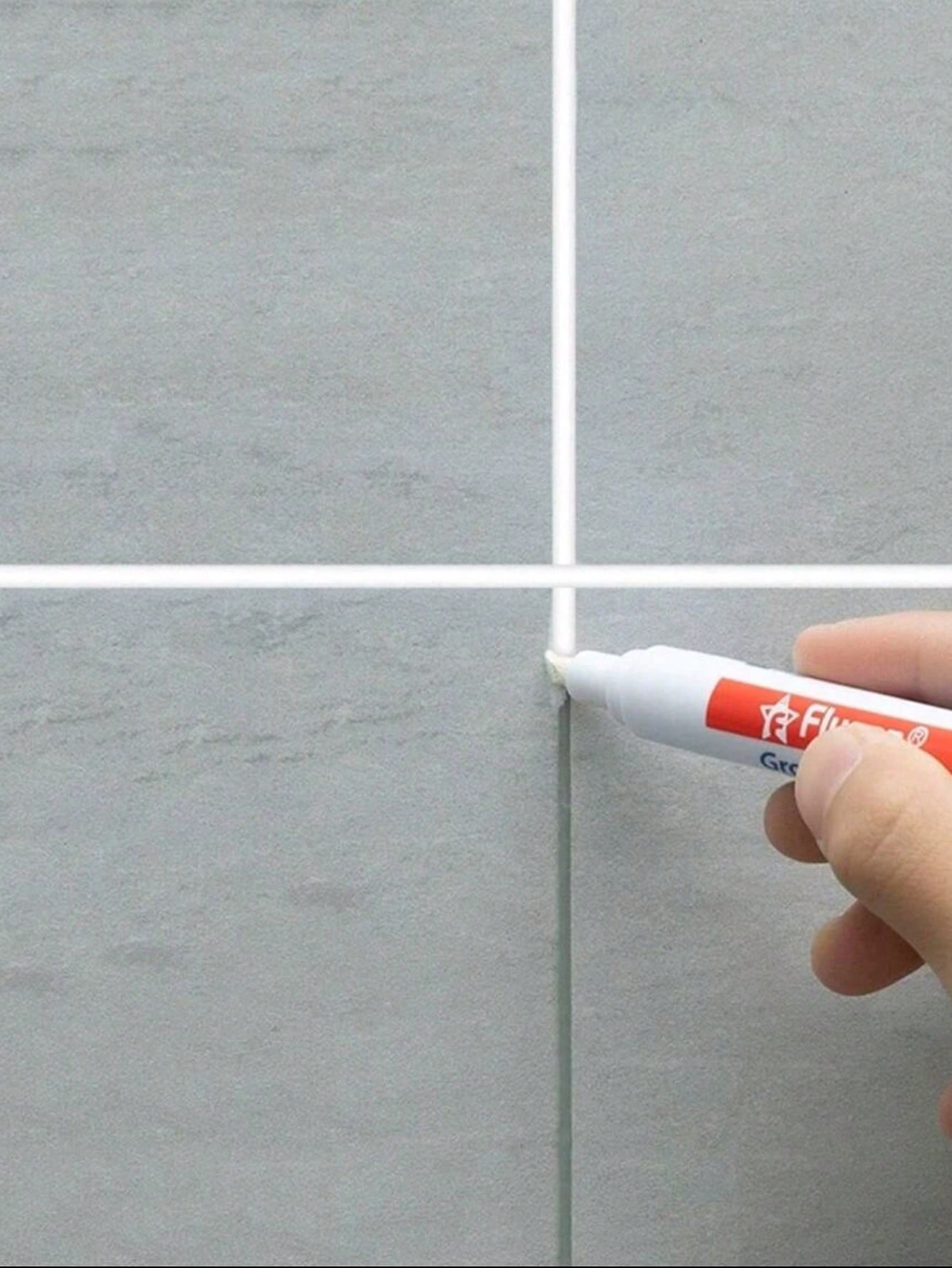 1pc Tile Gap Color Repair Pen, Waterproof, Mildewproof, White Board ...