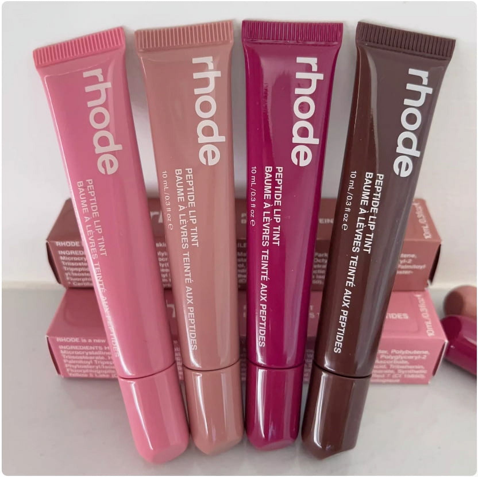 1pc Toast Rhode Peptide Lip Tint，Rhode Summer Peptide Lip Tints Set ...