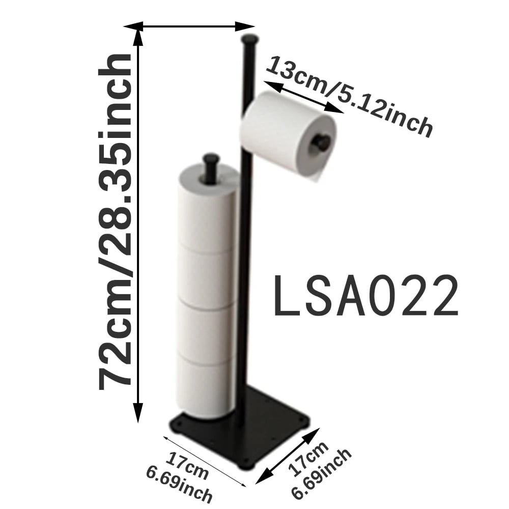 1pc Toilet Paper Holder Stand, Free Standing Toilet Tissue Holder With ...