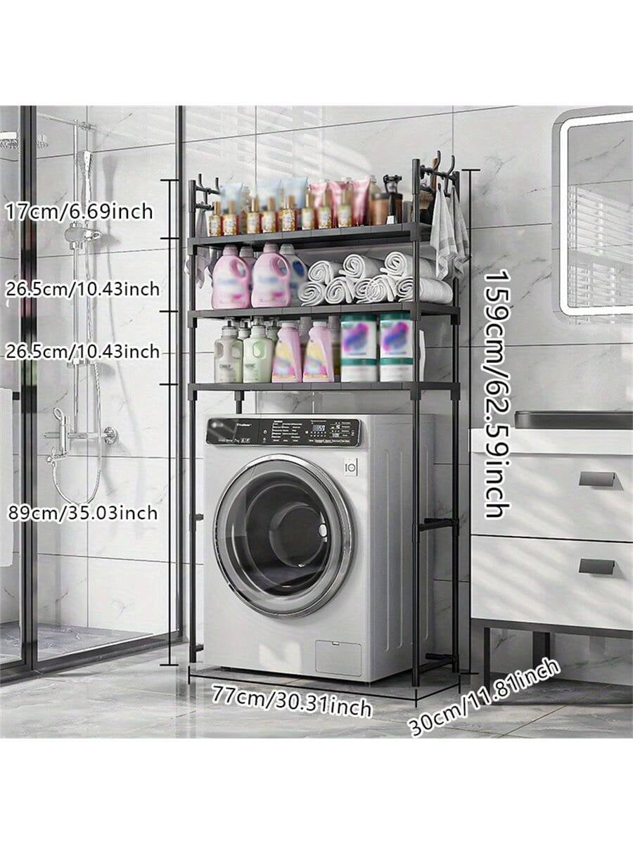 1pc Over Toilet Storage Shelves, Floor Standing Bathroom Toilet Shelf ...