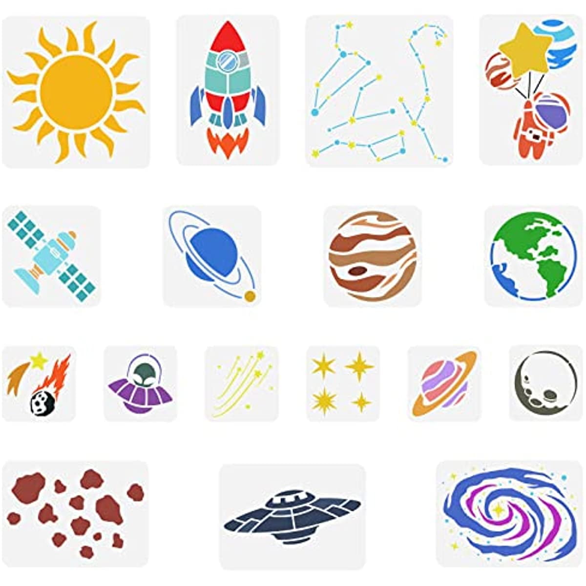 1pc Traditional Grille Stencil Tile Stencil Plastic Circular Triangle ...