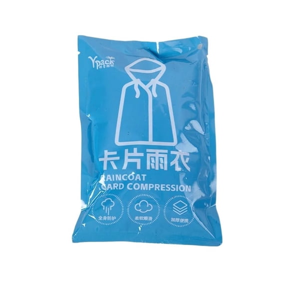 1pc Transparent Disposable Raincoat Thickened Emergency Disposable ...