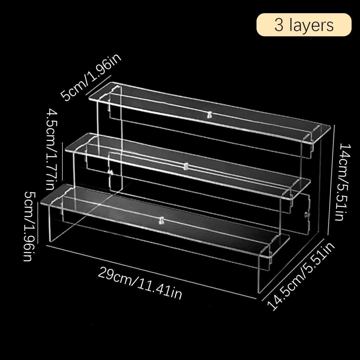 1pc,Transparent acrylic display rack, perfume, doll statue, cosmetics ...