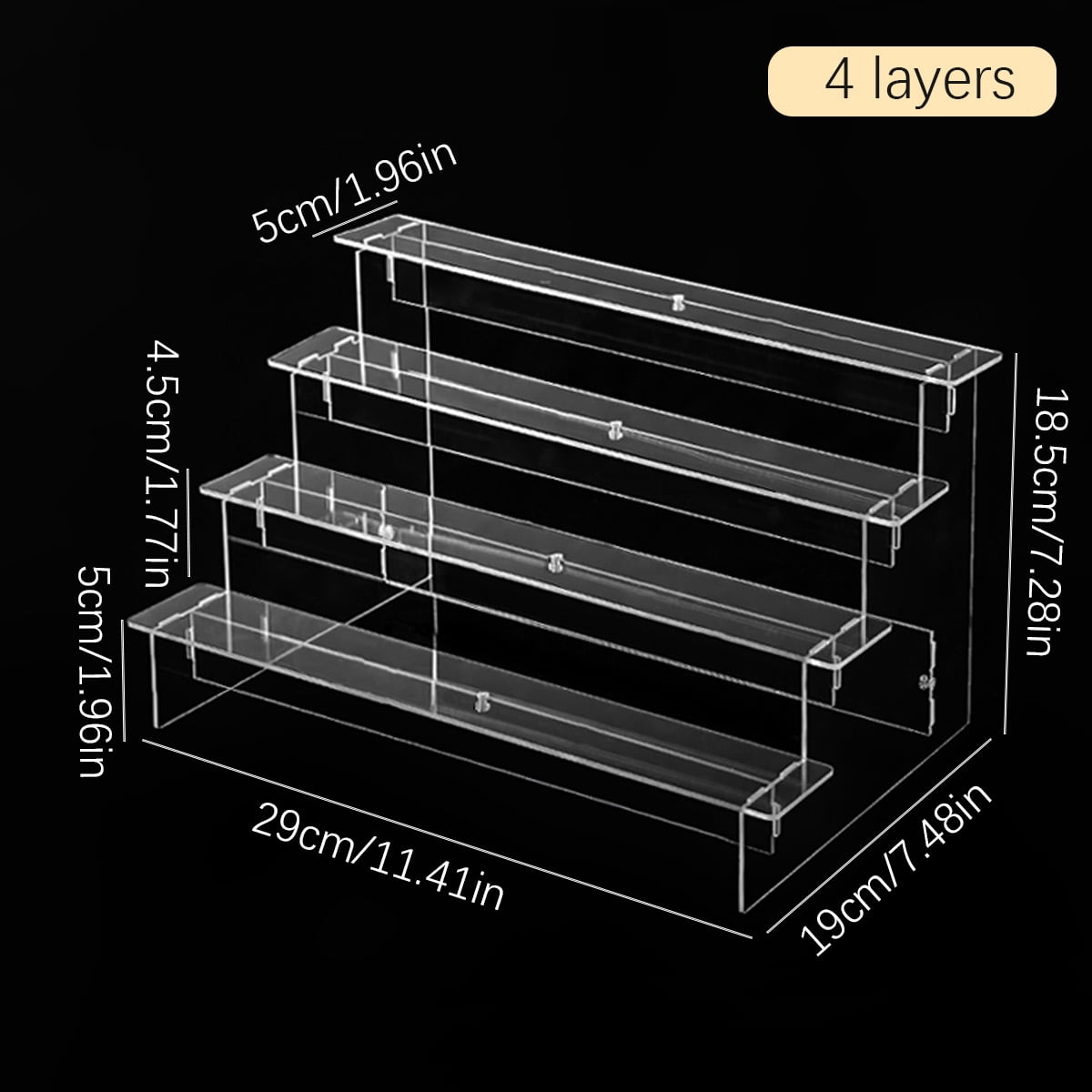 1pc,Transparent acrylic display rack, perfume, doll statue, cosmetics ...