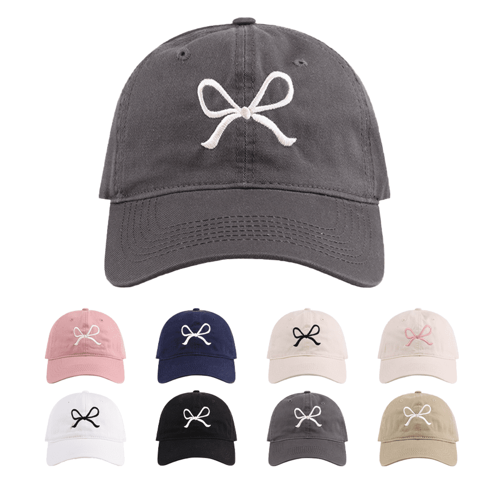 1pc Trendy Bow-Tie Baseball Cap for Women and Men Trucker Hats Y2k ...